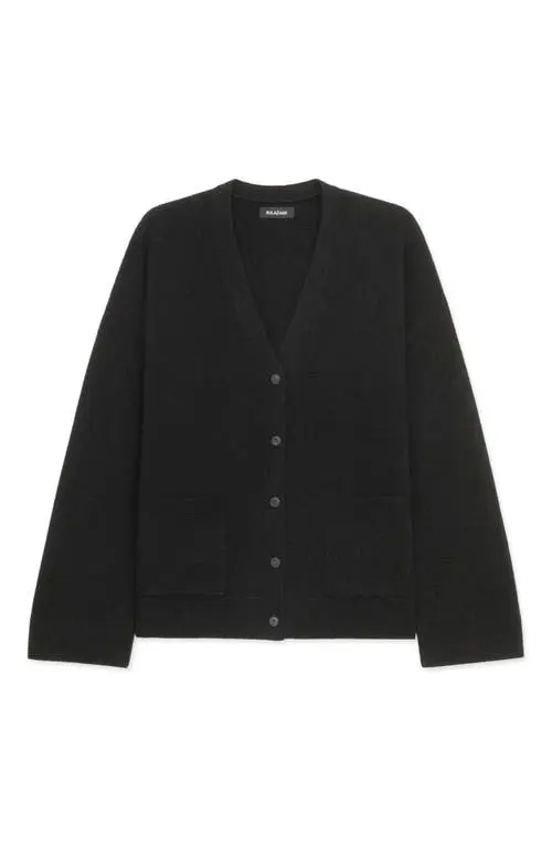 Naadam Signature Cashmere Boxy Cardigan - Black