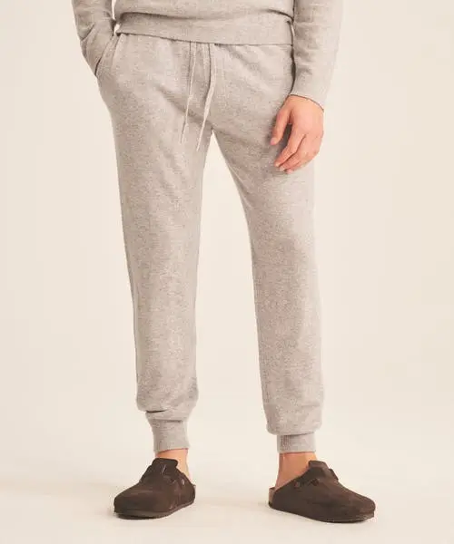 Naadam Signature Cashmere Jogger - Cement