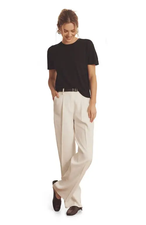 Naadam Super Fine Cashmere T-shirt - Black