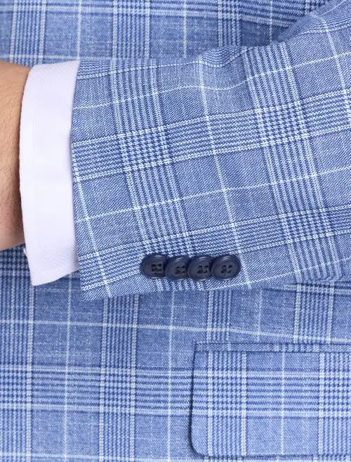 Michael Kors Big & Tall Glen Plaid Sport Coat