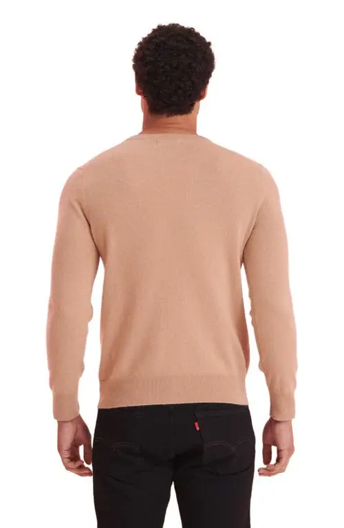 Naadam Cashmere V-neck Sweater - Camel