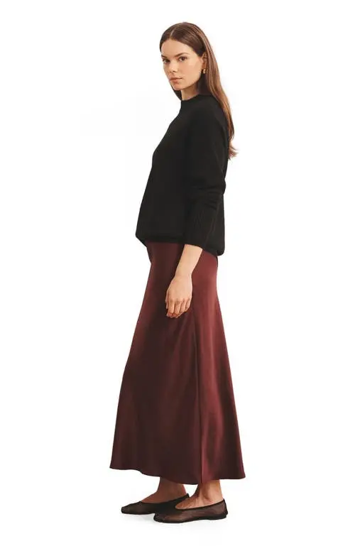 Naadam Luxe Cashmere Oversized Crewneck Sweater - Black