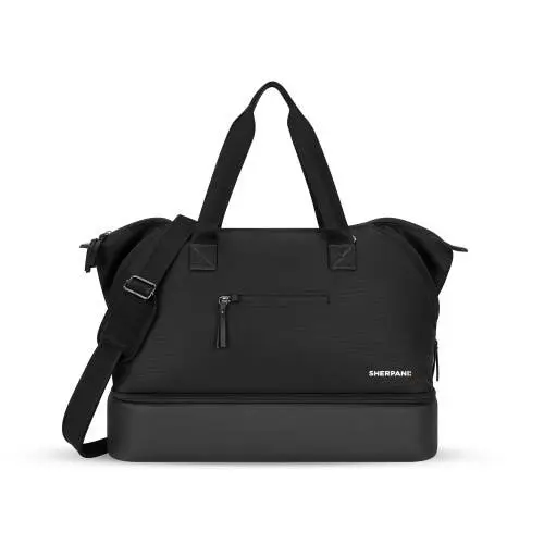 SHERPANI Boston Anti-theft Expandable Weekender Duffle Bag With Removable Compartment - Carbon