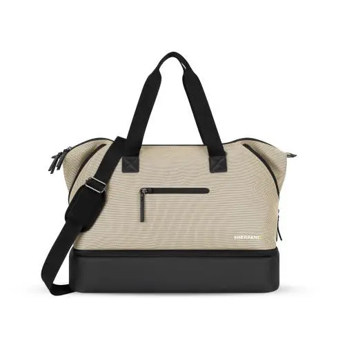 SHERPANI Boston Anti-theft Expandable Weekender Duffle Bag With Removable Compartment - Straw
