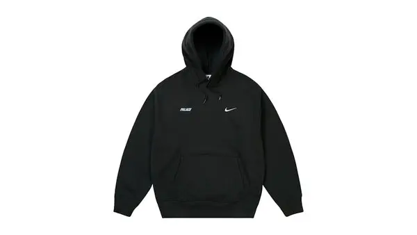 PALACE X Nike Font Swoosh Hoodie - Black