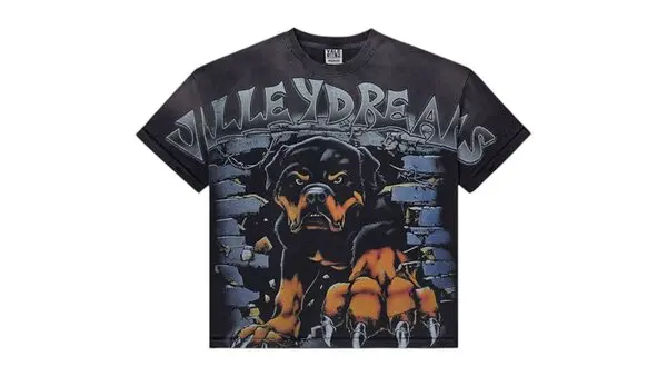 VALE FOREVER Rottweiler Big T-shirt - Black