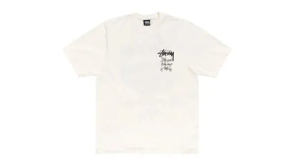 StÜssy Any Angle Pigment Dyed Tee Shirt - Natural