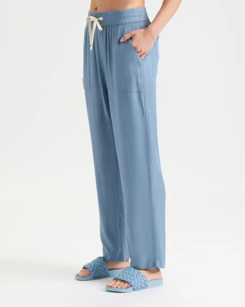 SALT LIFE Skipper Woven Twill Pants - Elemental Blue