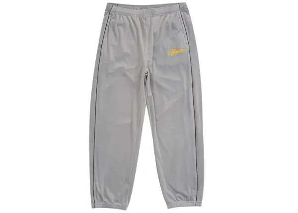 Supreme Velour Mesh Track Pant - Silver
