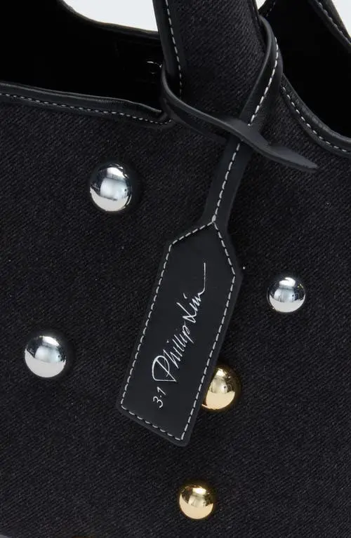 3.1 Phillip Lim Dome Embellishment Mini Market Tote Bag