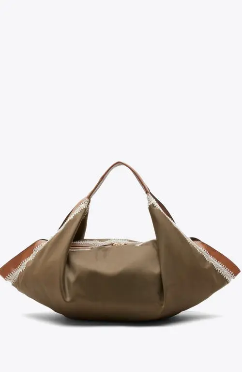 3.1 Phillip Lim Nylon Luna Medium Bag With Contrast Stitch