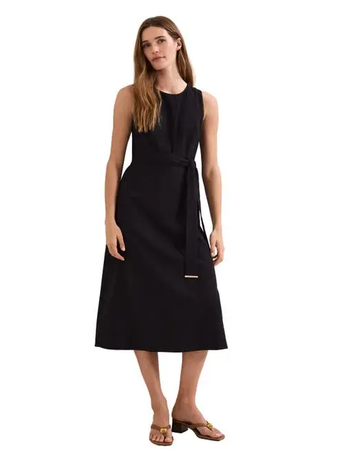 PHASE EIGHT Marta Midi Dress - Black