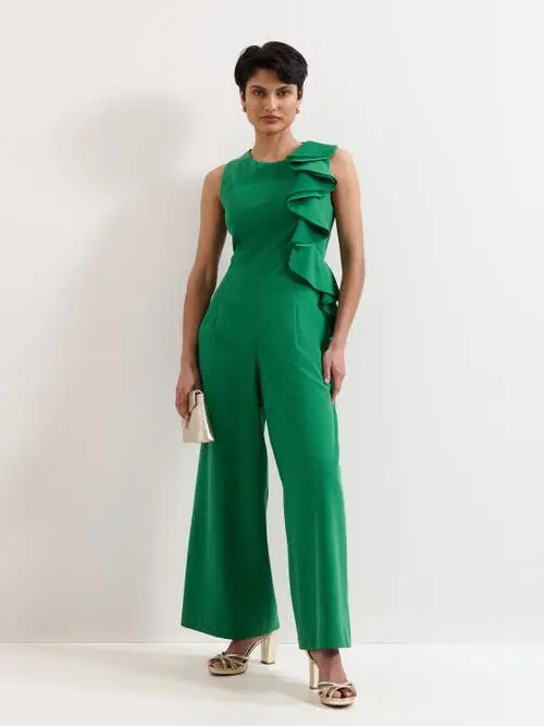 PHASE EIGHT Jillian Wide Leg Jumpsuit - Green