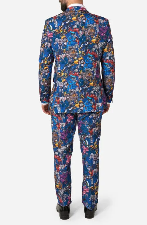 Opposuits X Transformers Slim Fit Two-piece Suit & Tie Set