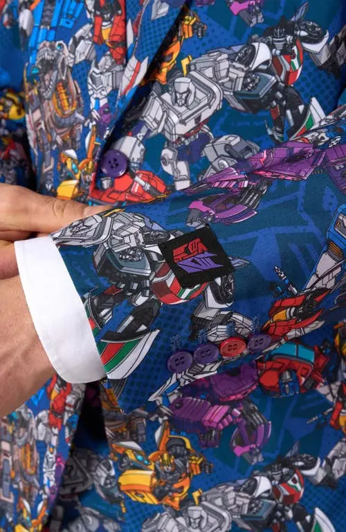 Opposuits X Transformers Slim Fit Two-piece Suit & Tie Set