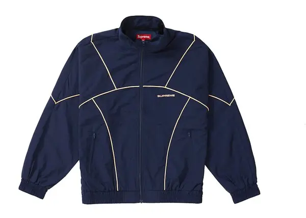 Supreme Piping Track Jacket - Navy Blue