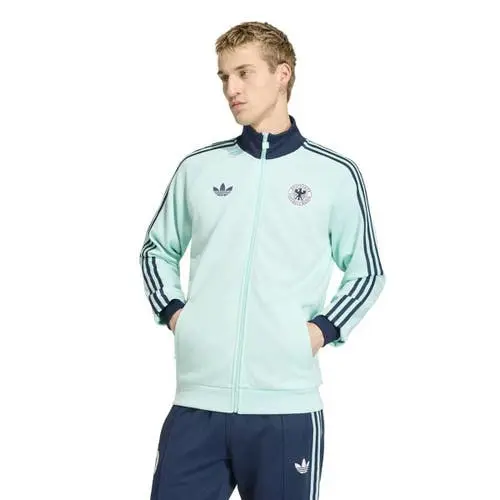 Adidas Germany National Team Originals Full-zip Track Jacket - Turquoise