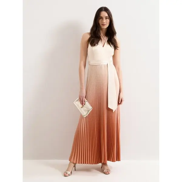 PHASE EIGHT Sleeveless V-neck Maxi Dress