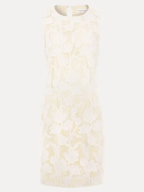 PHASE EIGHT Sleeveless Lace Mini Dress - Ivory