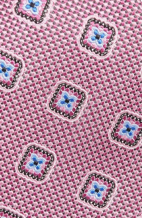 Nordstrom Medallion Silk Neck Tie - Pink