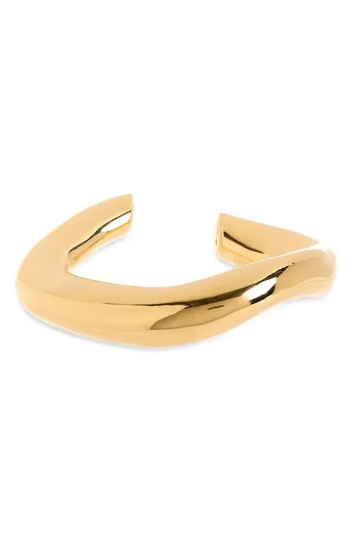 Balenciaga Eisa Cuff Bracelet - Archive Shiny Gold