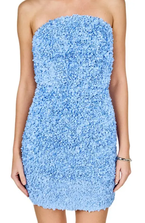 Endless Rose Strapless Floral Mini Dress