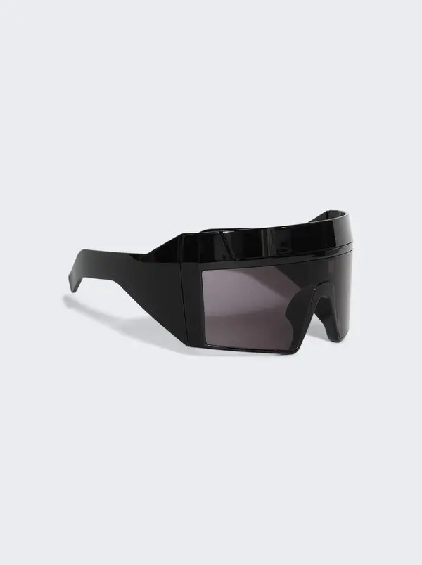 Rick Owens Rev Shiny Shield Sunglasses