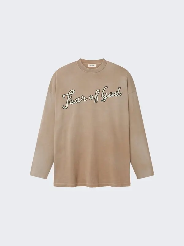 Fear Of God Fg 9 Long Sleeve Tee Dune Pearl - Brown