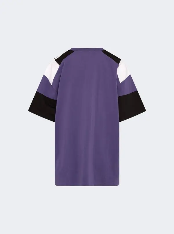Martine Rose Oversized Panelled Tee Indigo - Purple