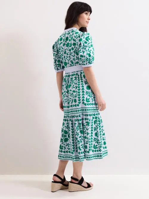 PHASE EIGHT Trinity Printed Midi Dress
