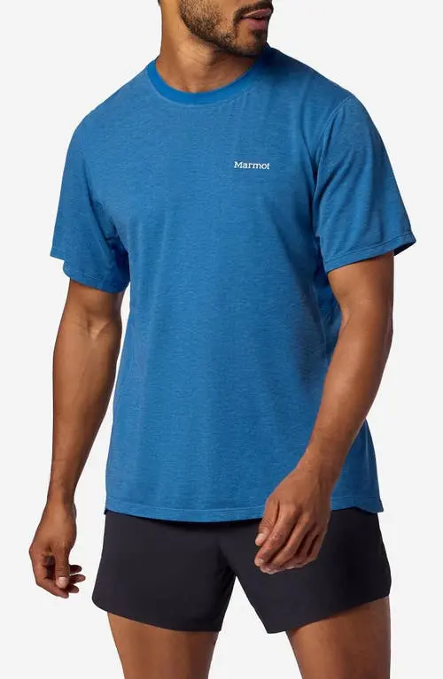MARMOT Uptrail Performance Running T-shirt - Nautical Blue