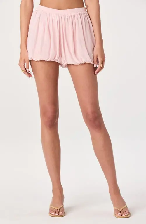 Astr The Label Kailey Pleated Bubble Shorts - Blush