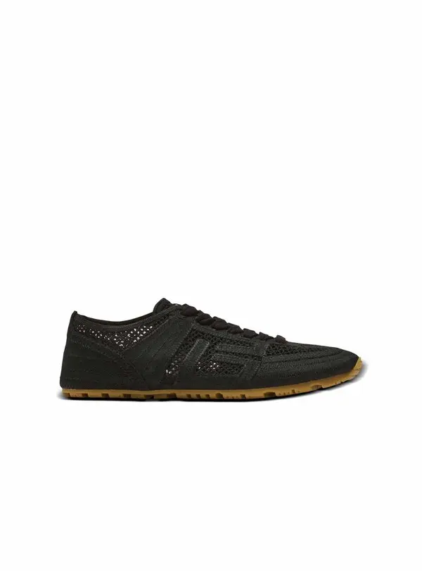Balmain Racer Macramé Sneakers - Black