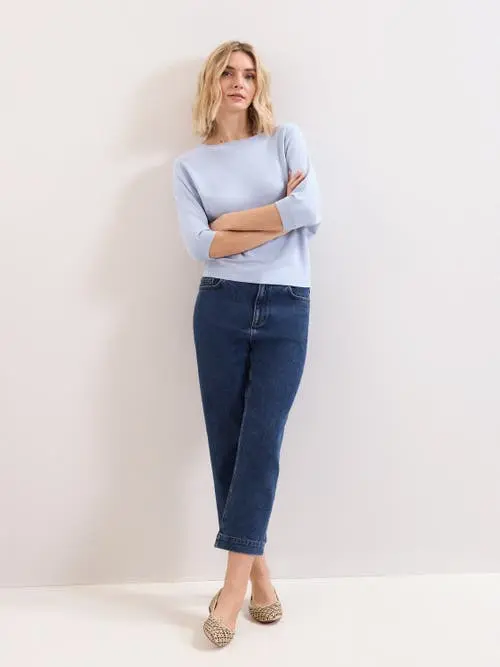 PHASE EIGHT Cristine Batwing Knit Jumper - Blue