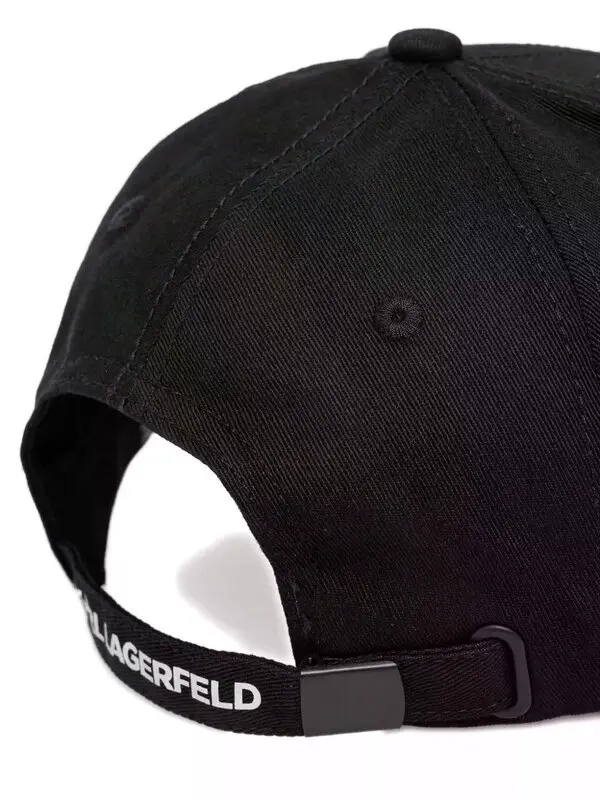 Karl Lagerfeld Ikonik Karl Baseball Cap - Black