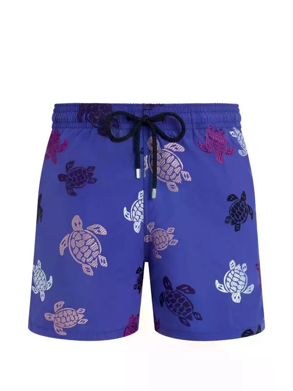 Vilebrequin Embroidered Turtle Swim Shorts - Blue