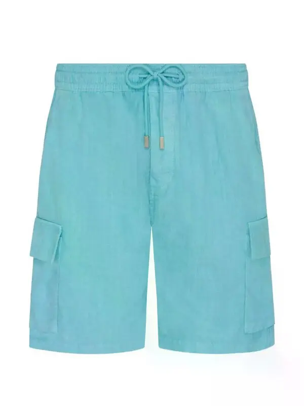 Vilebrequin Baie Linen Cargo Pants - Blue