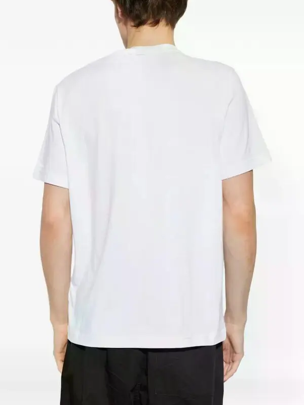 Moose Knuckles Flocked-logo T-shirt