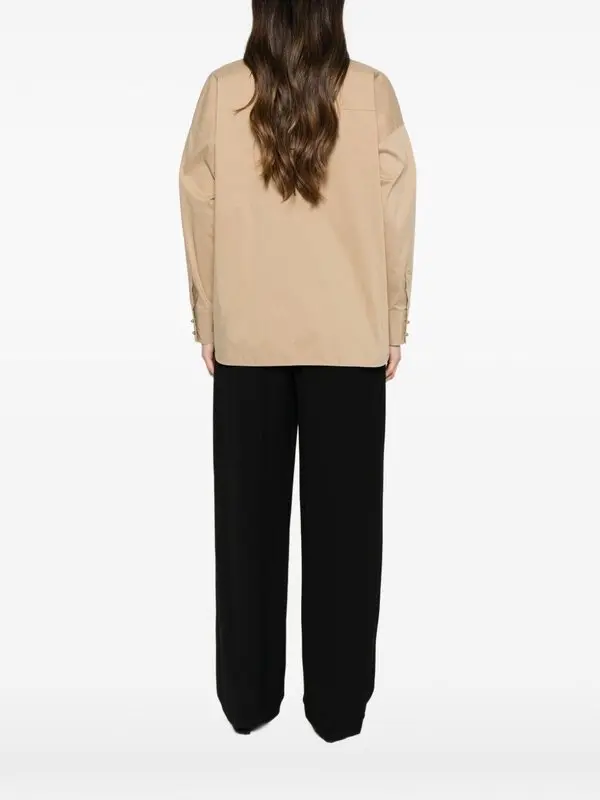 Max Mara Cotton Blend Shirt - Beige