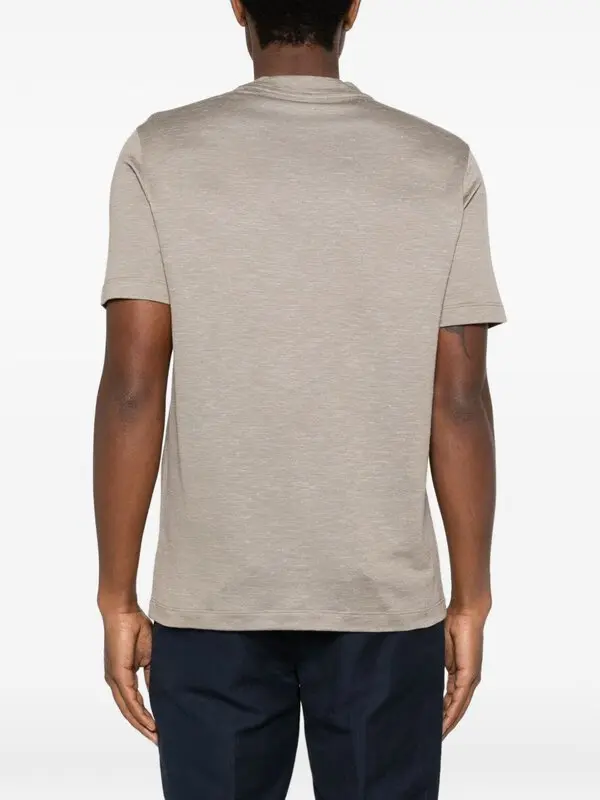 Brioni Silk And Cashmere Blend T-shirt