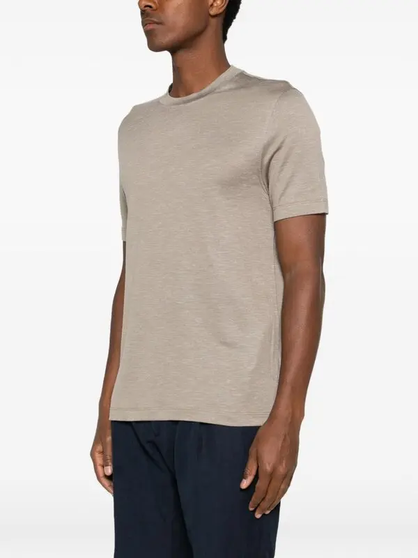 Brioni Silk And Cashmere Blend T-shirt
