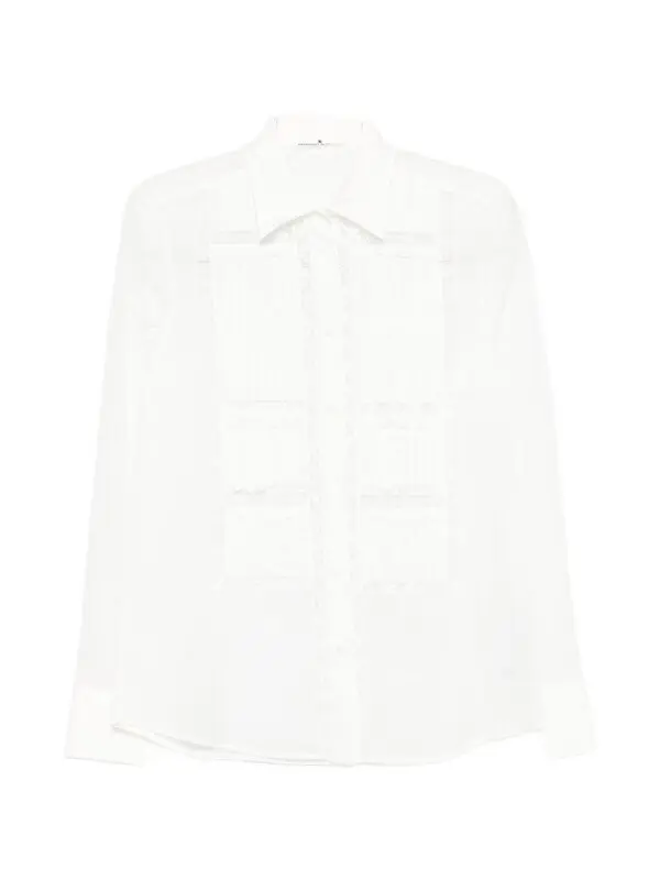 Ermanno Scervino Cotton Shirt - White