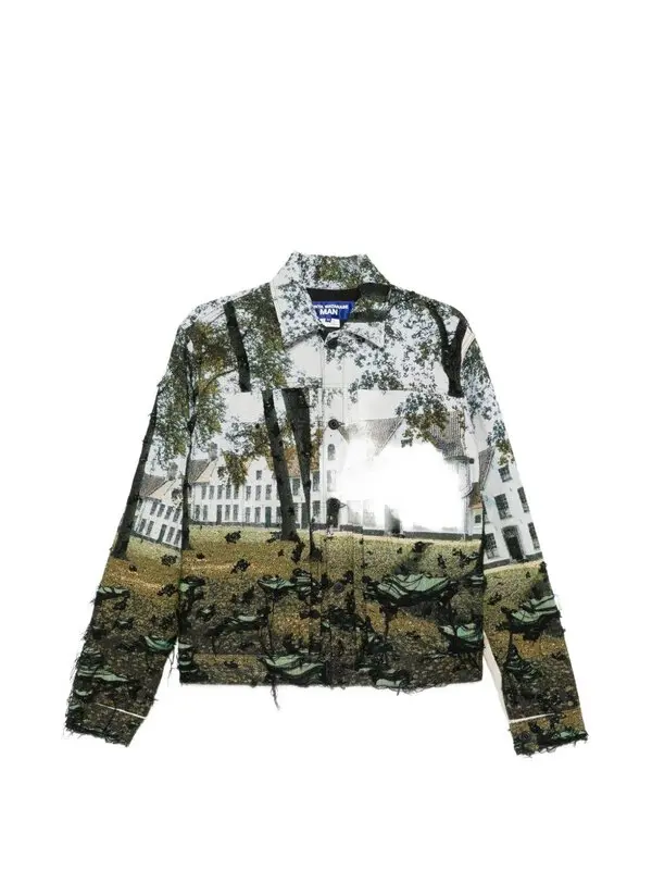Junya Watanabe Printed Jacket - Green