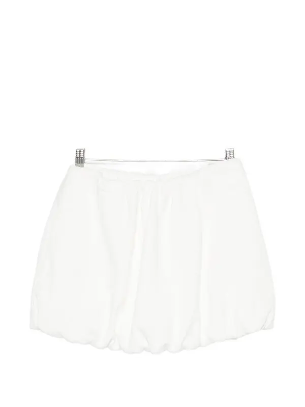 DUNST Cotton Mini Skirt - White