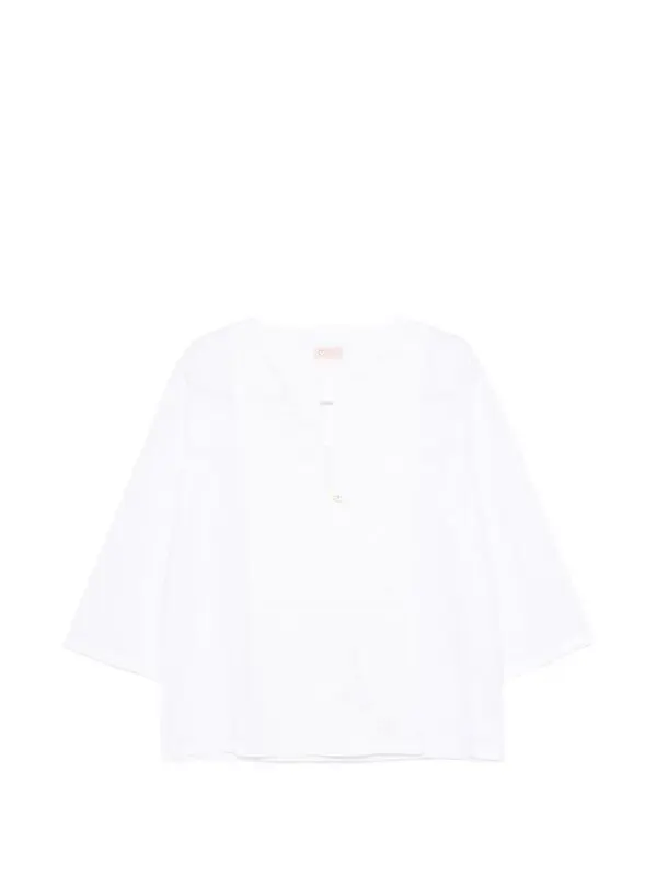 RELAX RE-LUX Cotton Shirt - White