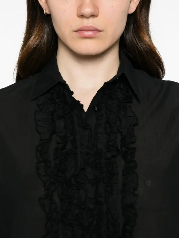 SOSUE Antonia Cotton Shirt - Black