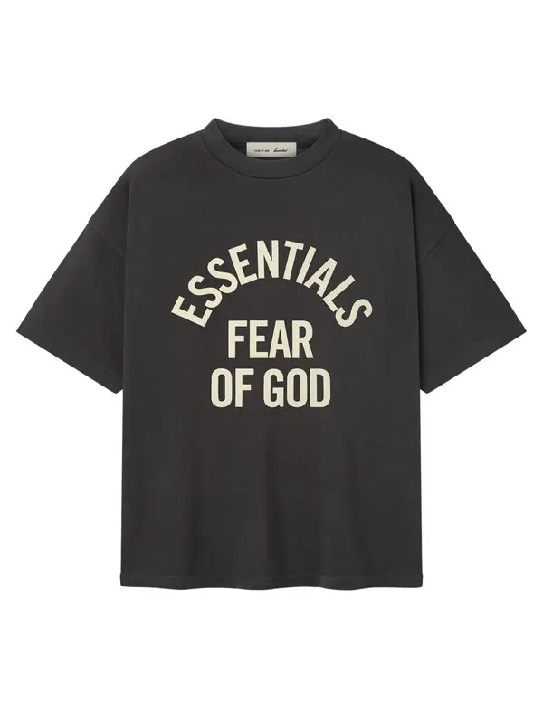 ESSENTIALS Cotton T-shirt - Black