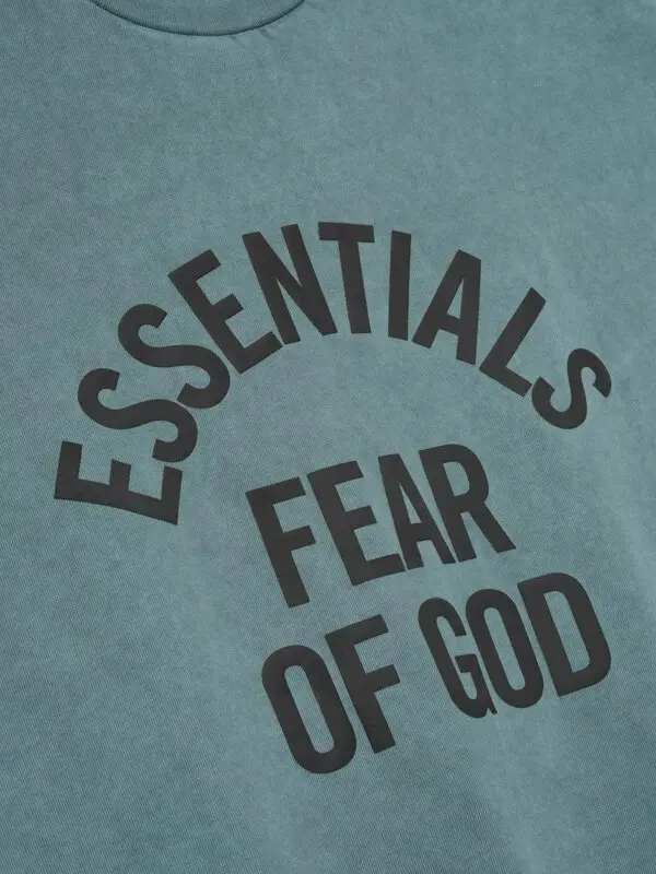 ESSENTIALS Cotton T-shirt - Sky Blue