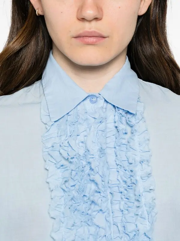 SOSUE Antonia Cotton Shirt - Sky Blue