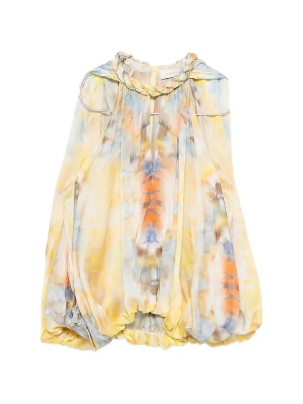 Zimmermann Alchemy Silk Blouse - Yellow